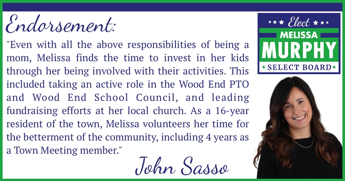 Endorsement Alert! Thank you John | Melissa Murphy
